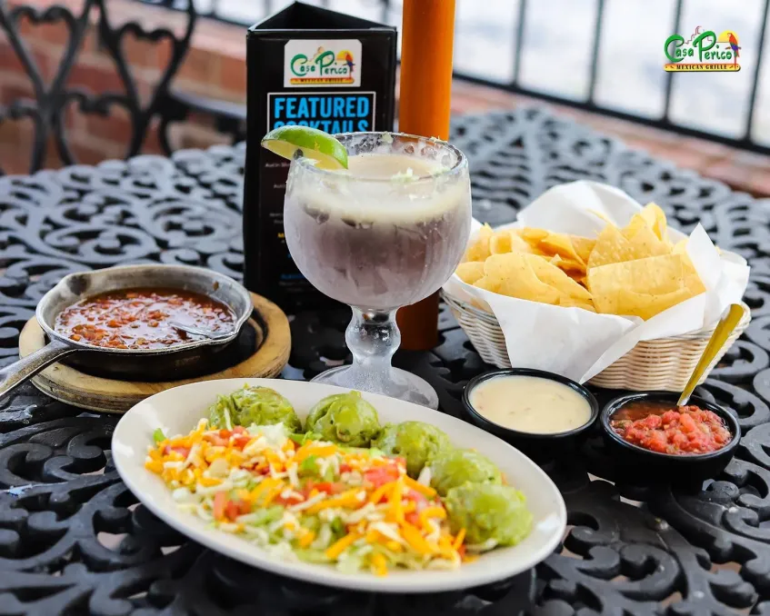 Casa Perico Yukon 505 E. Main St - fajitas for 2 beef ck and shrimp