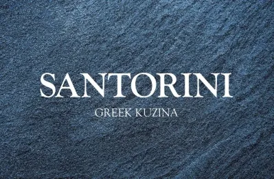 Santorini Greek Kuzina 133 Merrick Ave - CHICKEN SOUVLAKI PIZZA