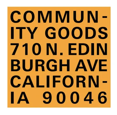 Community Goods - 710 N Edinburgh Ave | Toast